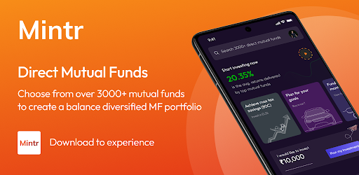 Mintr: Direct Mutual Fund, SIP Android App