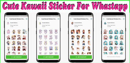 Cute Kawaii Stickers For Whatsapp Android App