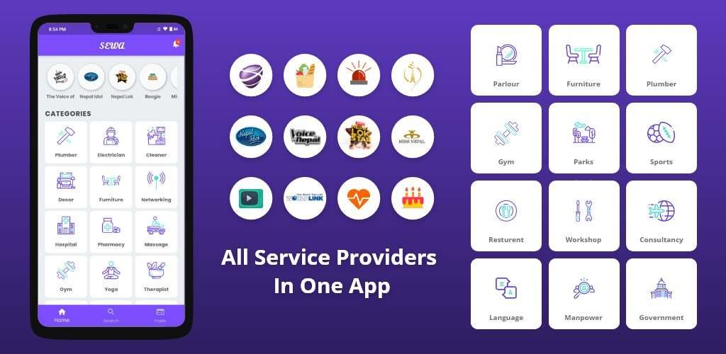 Sewa: Find every service - Latest version for Android - Download APK