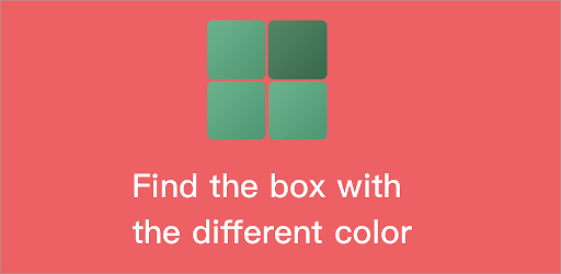Find different color box Android App