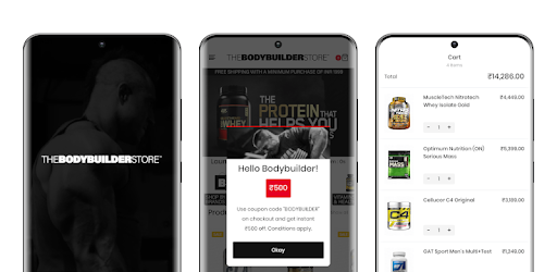 The Bodybuilder Store Android App