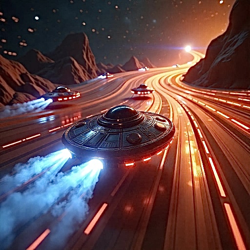 UFO Space Race : Space Game - Google Play 앱