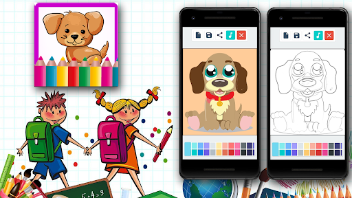 Dog Coloring Games for PC / Mac / Windows 11,10,8,7 - Free Download ...
