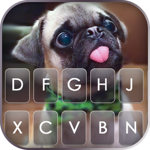Cute Tongue Pug Keyboard Backg - Apps on Google Play