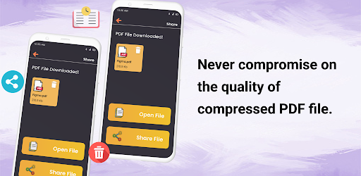 PDF Resizer in Kb & Mb Android App