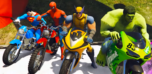 Superhero Motorbike Race Android App