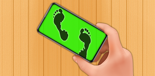Footprint invisible paths detector prank Android App