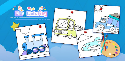 Car Coloring- Color by Number Android App