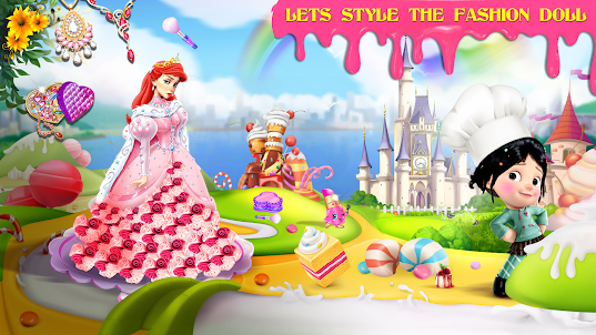 下載 Fashion Doll Girls Cake Games Apk Android版 雷電模擬器