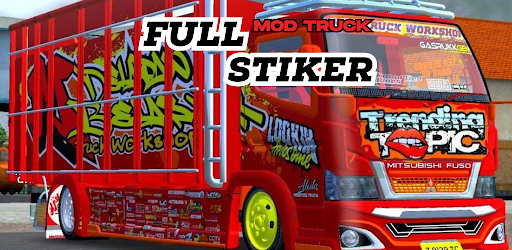 Mod Bussid Truck Full Sticker. Android App