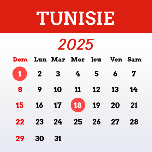 Tunisie Calendrier 2025 – Applications sur Google Play