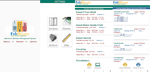 FabMistry - aluminium windows Android App