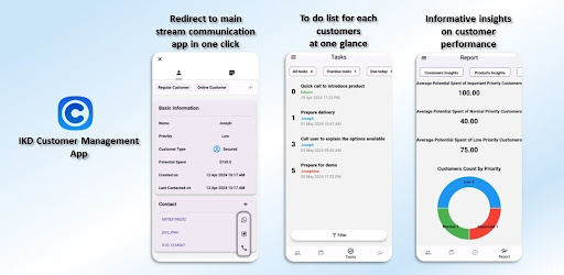 IKD Customer Management Android App
