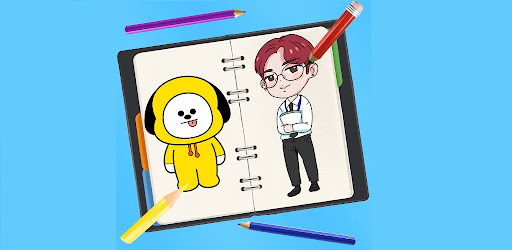 BTS Drawing - How To Draw BT21 Android App