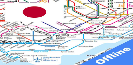 JAPAN RAIL METRO MAP Android App