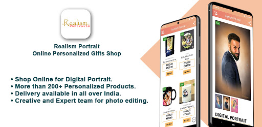 Realism Portrait - Personalized Gifts Shopping Android App