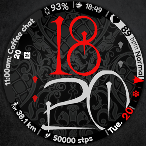 Gothic Watch face CRC030 - Apps on Google Play
