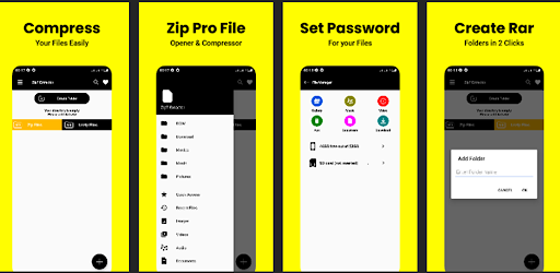 Zip 7 Rar extractor, Zip file opener & compressor Android App