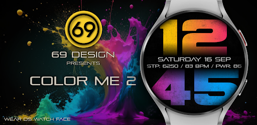 [69D] Color Me 2 watch face Android App