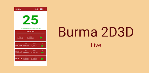 Burma 2D3D Live Android App