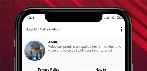 Suga Bts Call Simulator Android App