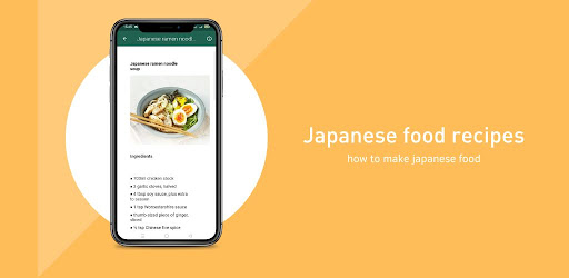 Japanese food recipes Android App