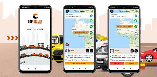 OTP DRIVER APP-Register your vehicle for business. Android App