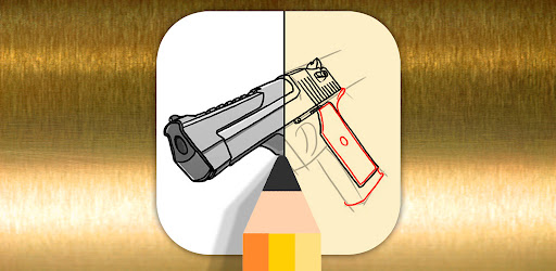 How to draw weapons step by step Android App