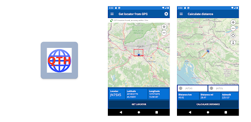 Ham QTH locator Android App