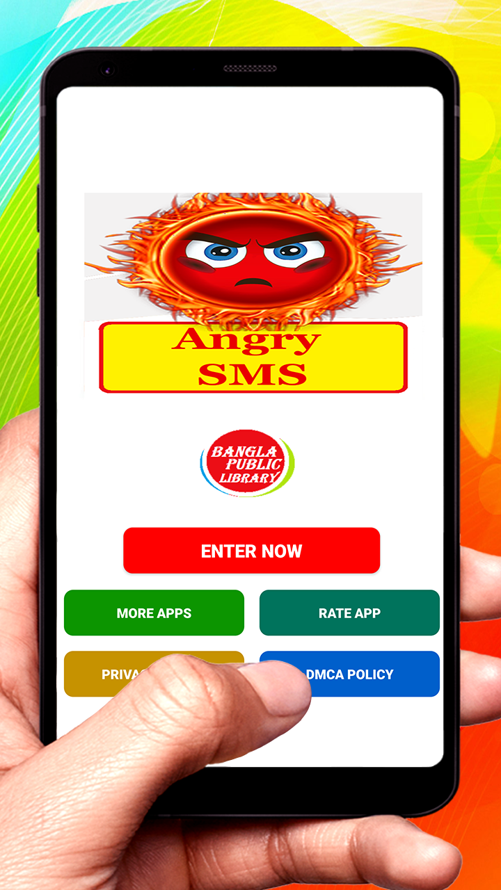 Angry SMS Text Message - Application android