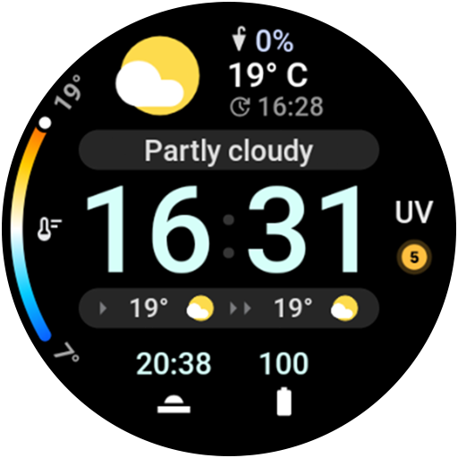Just Weather: Watch Face - التطبيقات على Google Play