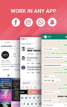 「Aa Fonts: Fancy Font Keyboard」 - Androidアプリ | APPLION