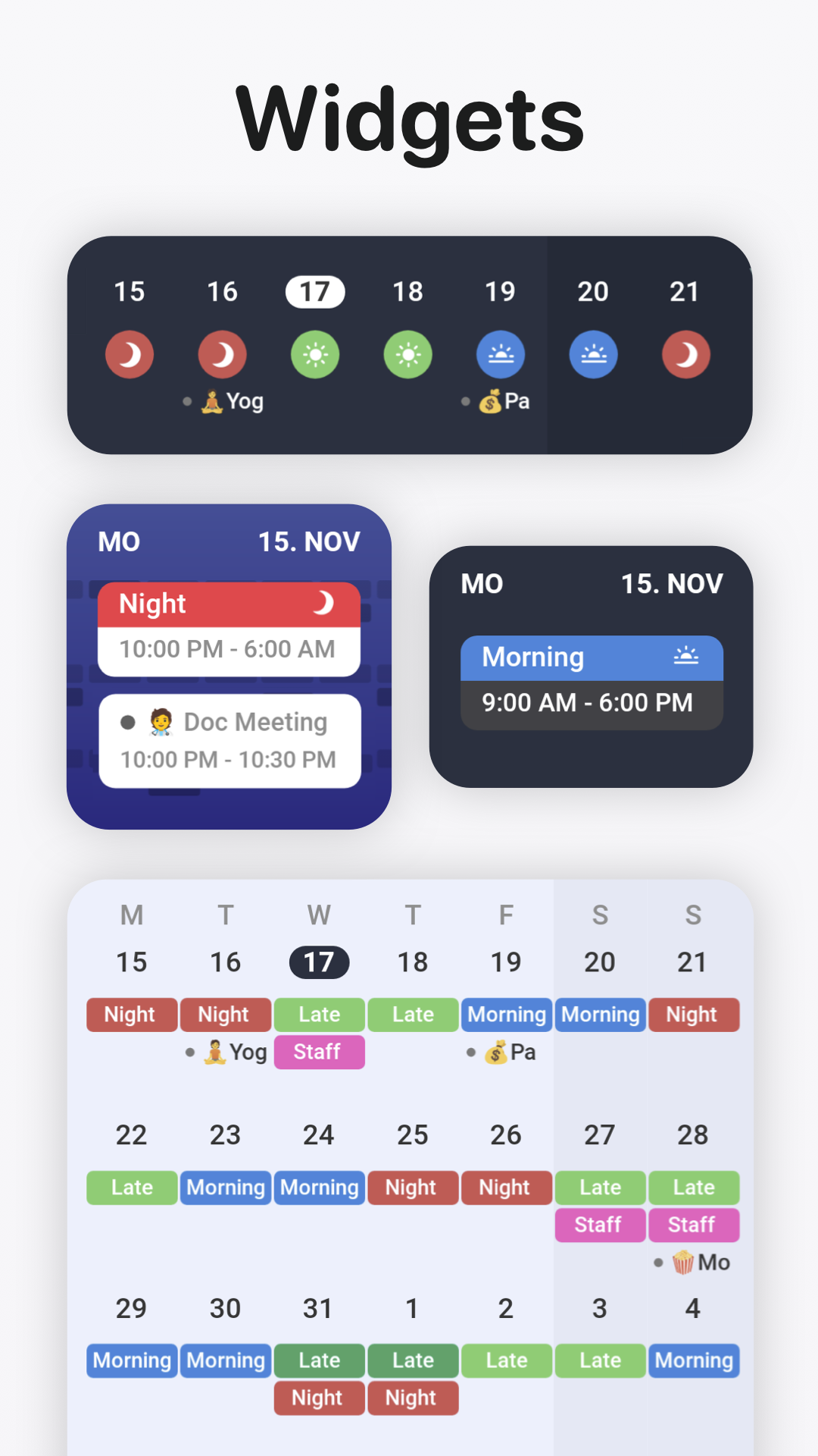 Download and Run Supershift - Shift Calendar on PC for Free