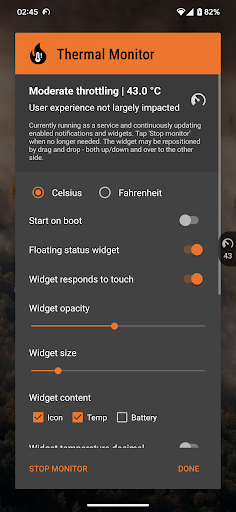 Descargar y ejecutar Thermal Monitor: Overheating? gratis en PC