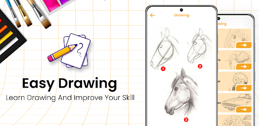 Learn to Draw Sketch Stepwise Android App