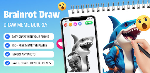 Brainrot Draw – AR Sketch Meme Android App