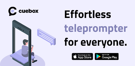 Teleprompter for Video: CUEBOX Android App