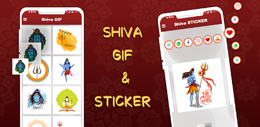 Shiva GIF : Mahadev Stickers For Whatsapp Android App