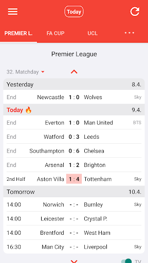 Football Scores (Footy) for PC / Mac / Windows 11,10,8,7 - Free ...