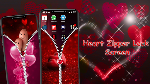 Heart Zipper Screen Lock for PC / Mac / Windows 11,10,8,7 - Free ...