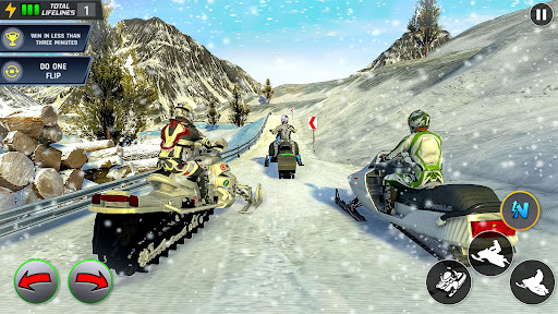 Baixar Snowcross Sled Racing Games para PC - LDPlayer