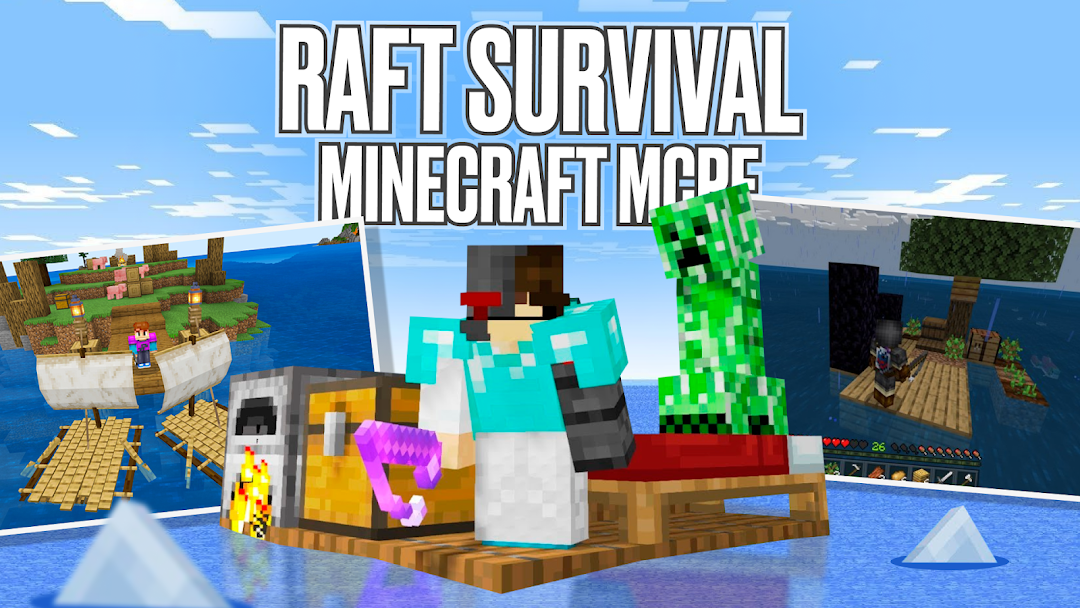 Download and Run Raft Survival Maps Minecraft on PC for Free