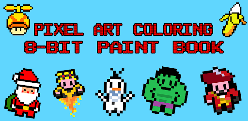 Pixel Art Coloring : 8-Bit Paint Book Free