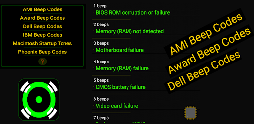 Bios Beep Codes Pro Android App