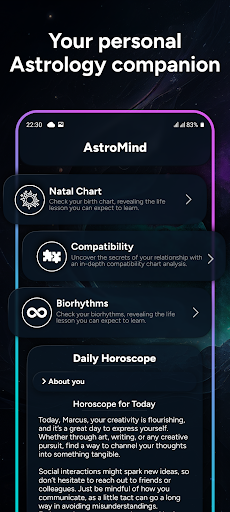 AstroMind Astrology Horoscope for PC / Mac / Windows 11,10,8,7 - Free Download - Napkforpc.com