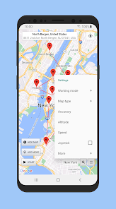 Location faking app store