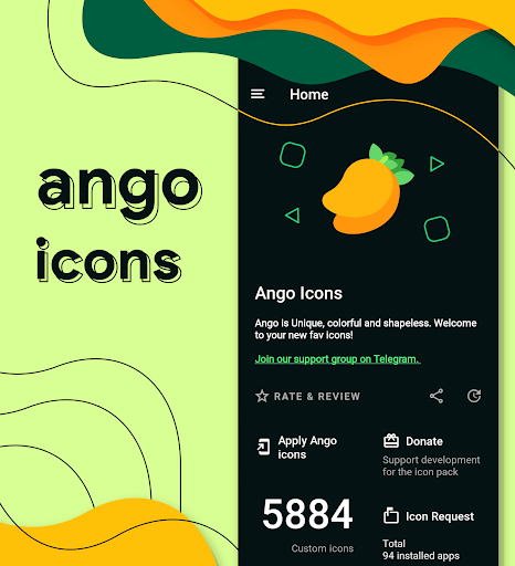 Descarga la versión de Ango Icon Pack APK para Android