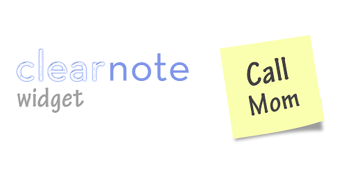 Clear Note Widget Sticky Notes Android App