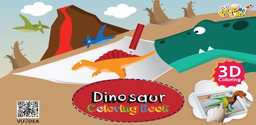 3D Coloring Dino Sketchbook Android App