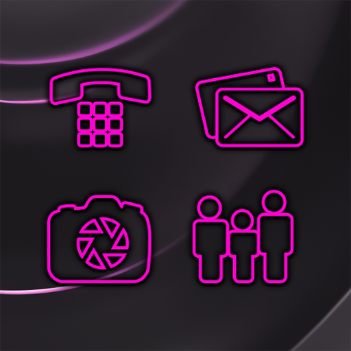 Neon Pink Line Icons for PC / Mac / Windows 11,10,8,7 - Free Download ...